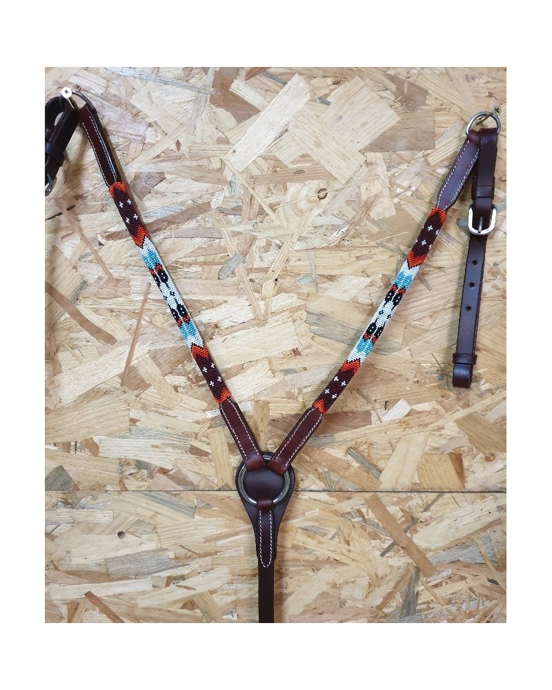 COLLIER DE CHASSE WESTERN AMERICAIN TRAVAIL POOLS LAKOTA WEST COAST H WEST